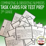 Comparing and Ordering Numbers Task Cards - Teaching in the Fast Lane