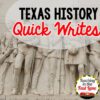 Texas History Quick Writes: Photo Writing Prompts - Teaching in the ...